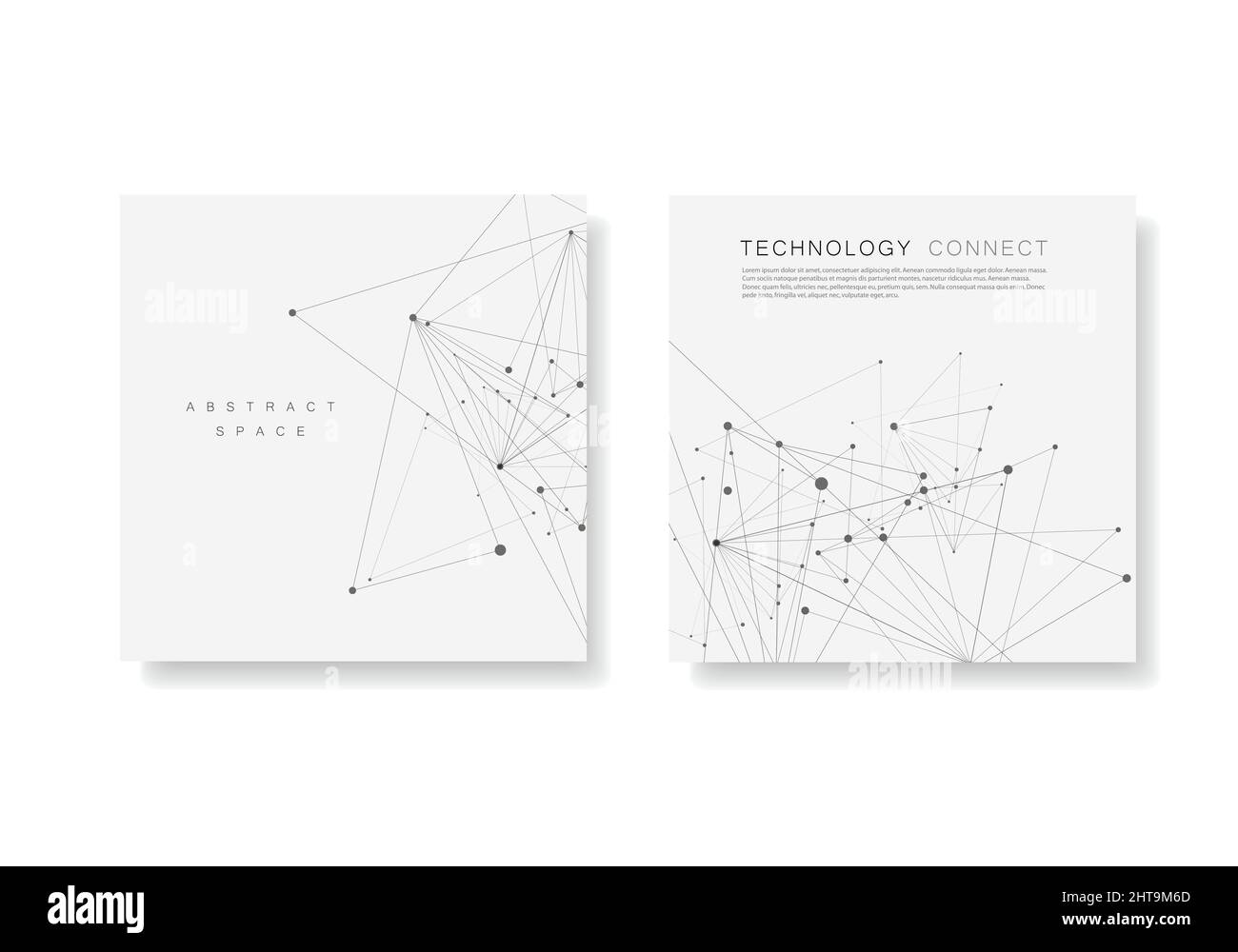 Abstract geometric molecule structure style Stock Vector Image & Art ...