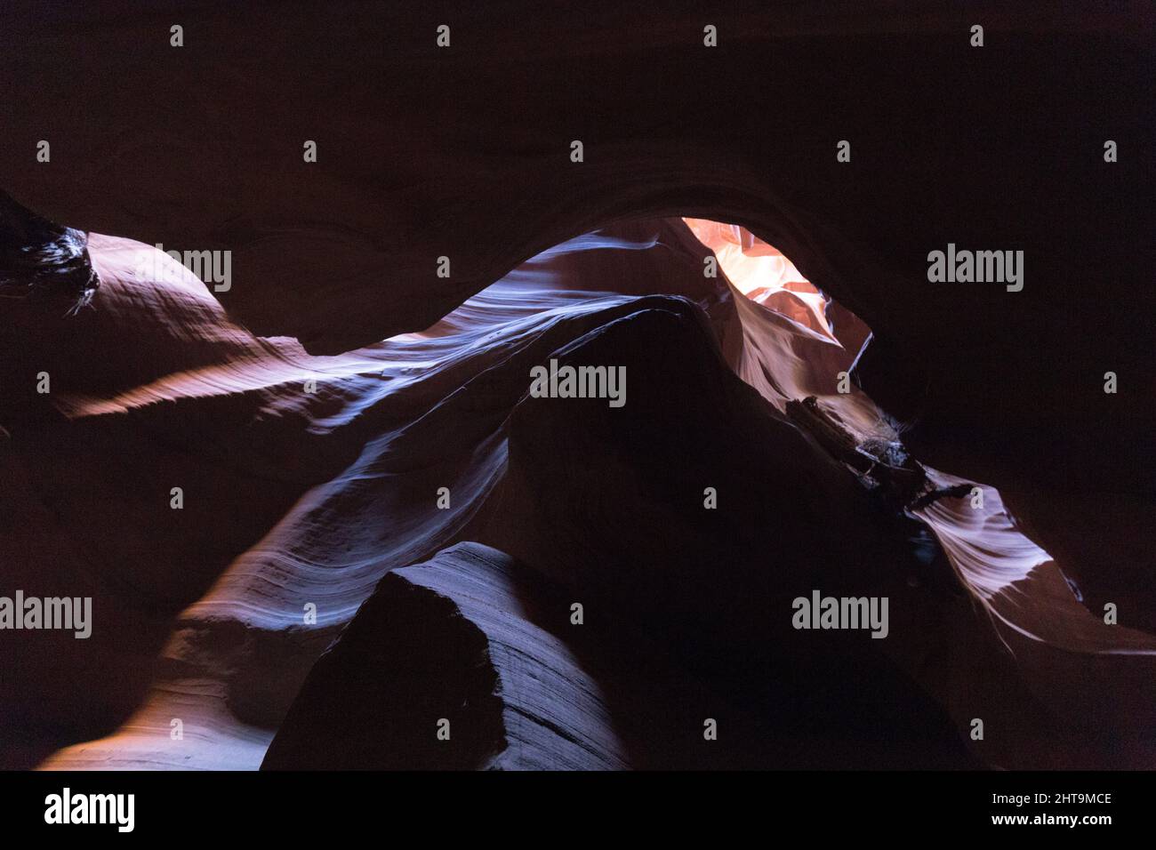 Beautiful view of Navajo Upper Antelope Canyon in Lechee, Arizona Stock ...