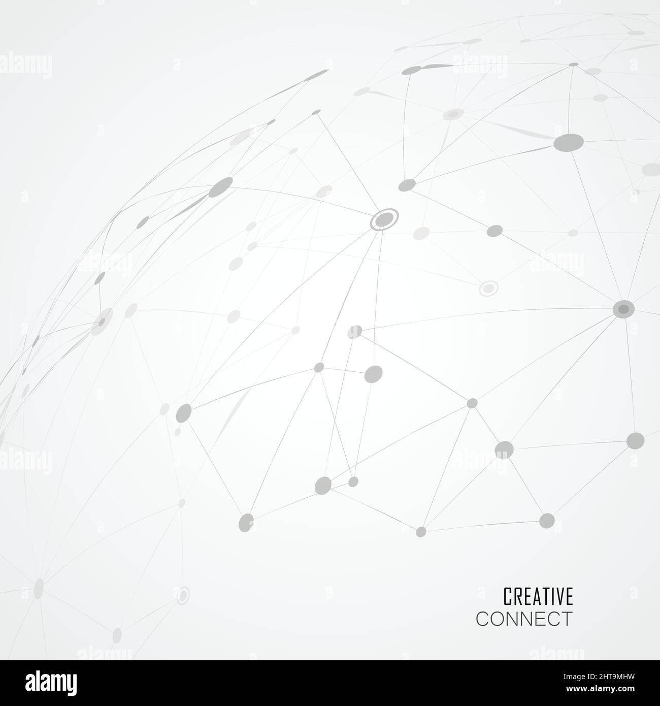 Compound lines and dots, connected science Stock Vector Image & Art - Alamy