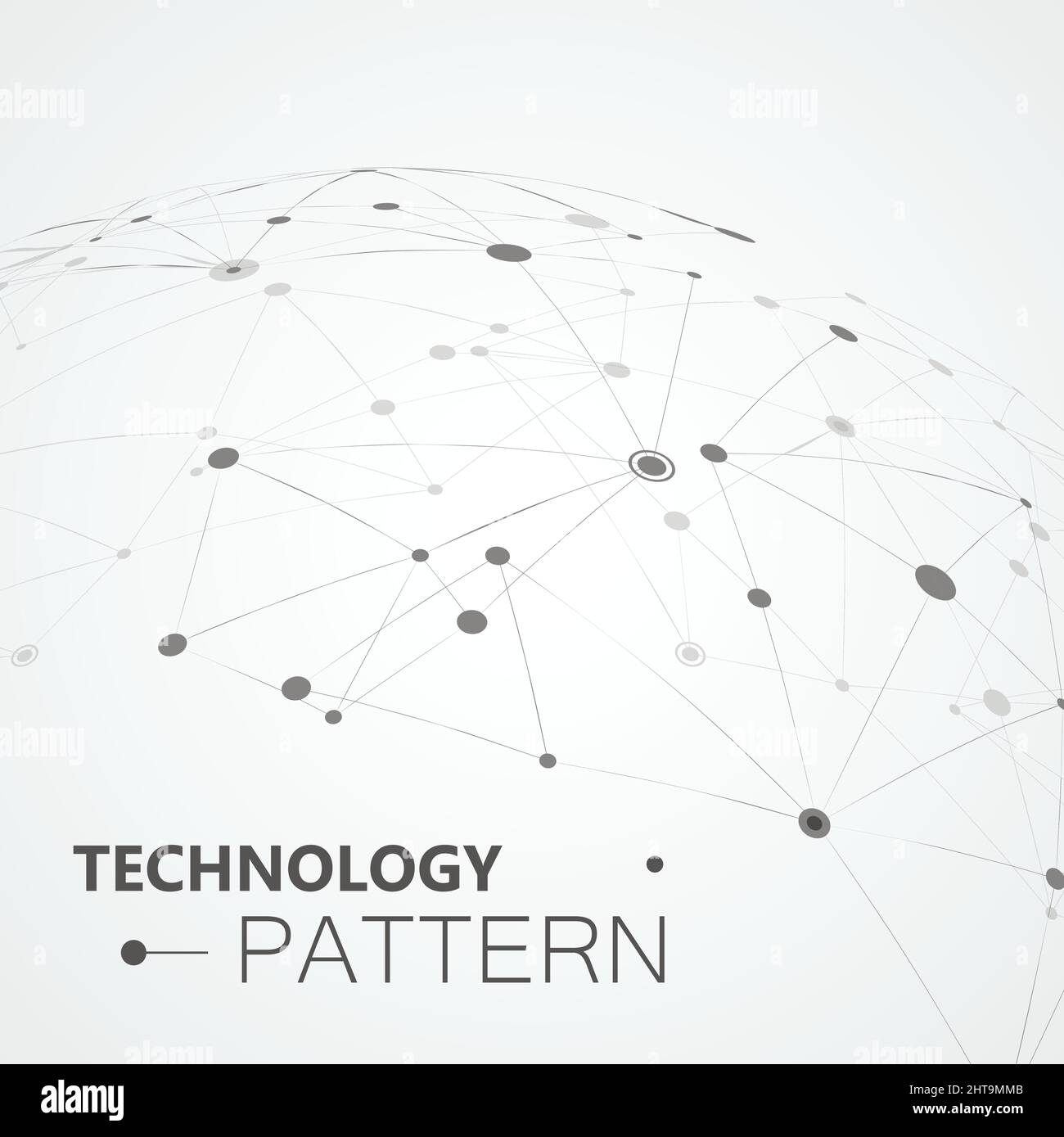 Compound lines and dots, connected science Stock Vector Image & Art - Alamy