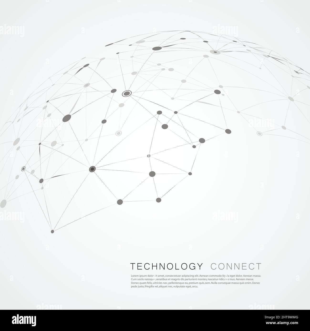Compound lines and dots, connected science Stock Vector Image & Art - Alamy