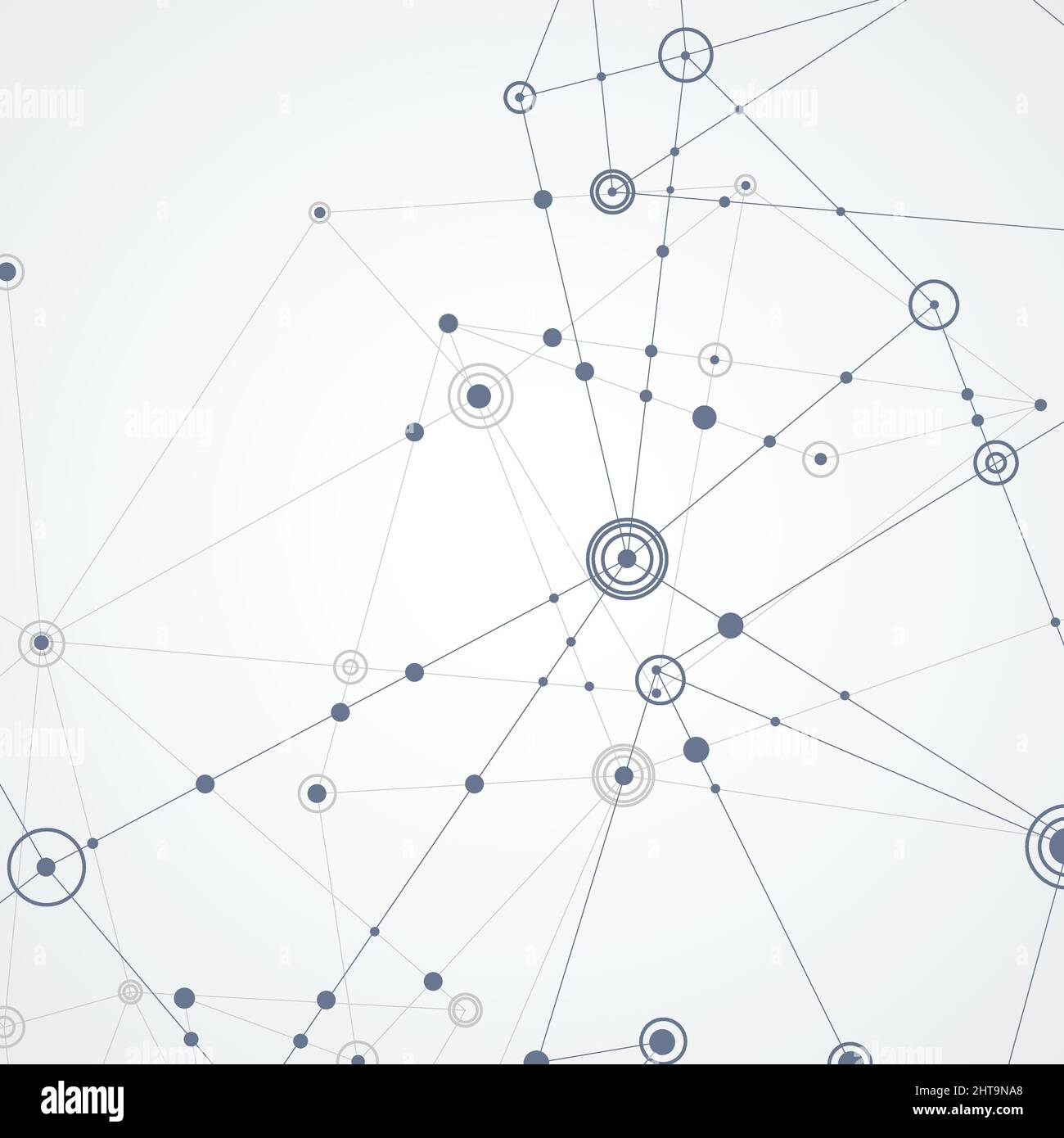 Vector connect lines and dots. Cover template for sciense and technology presentation or web ...