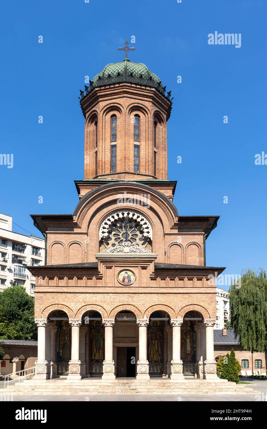 BUCHAREST, ROMANIA - AUGUST 16, 2021: Medieval Antim monastery of All ...