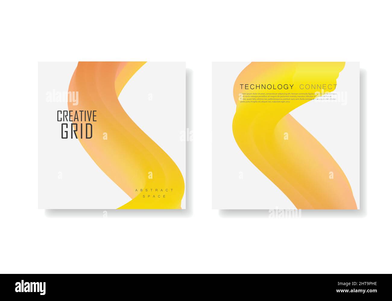 Vector wave abstract background. Design brochure template Stock Vector ...