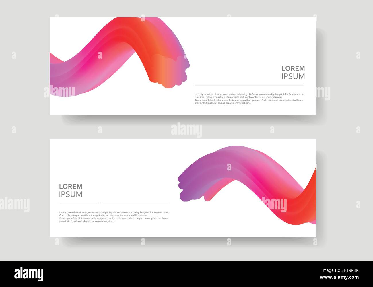 Vector wave abstract background. Design banner template Stock Vector ...