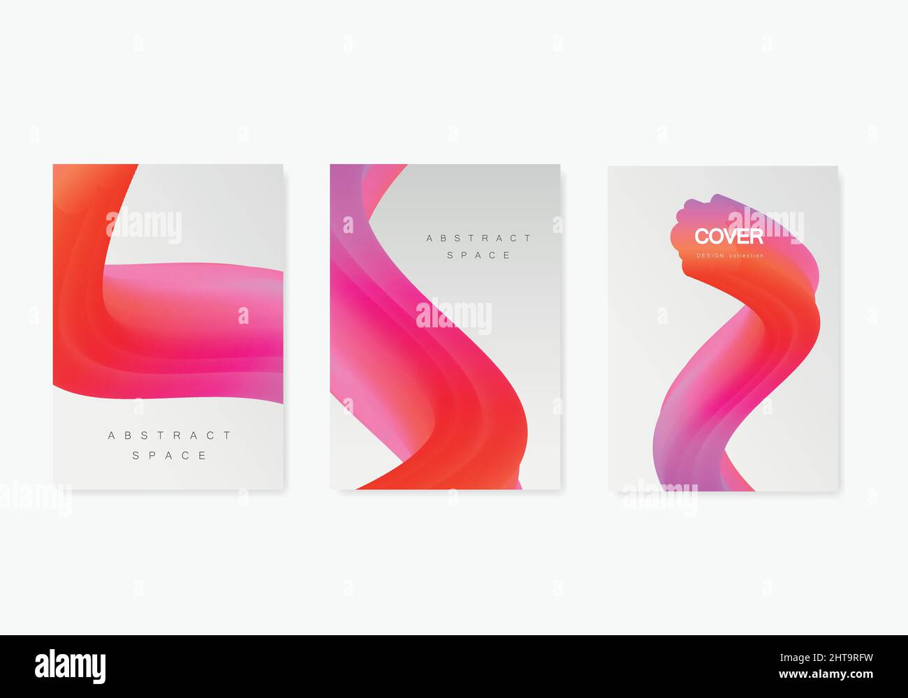 Vector wave abstract background. Design brochure template Stock Vector ...