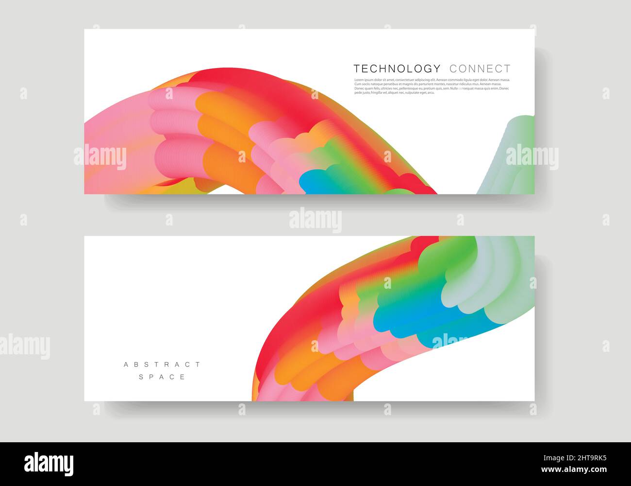 Vector wave abstract background. Design banner template Stock Vector ...
