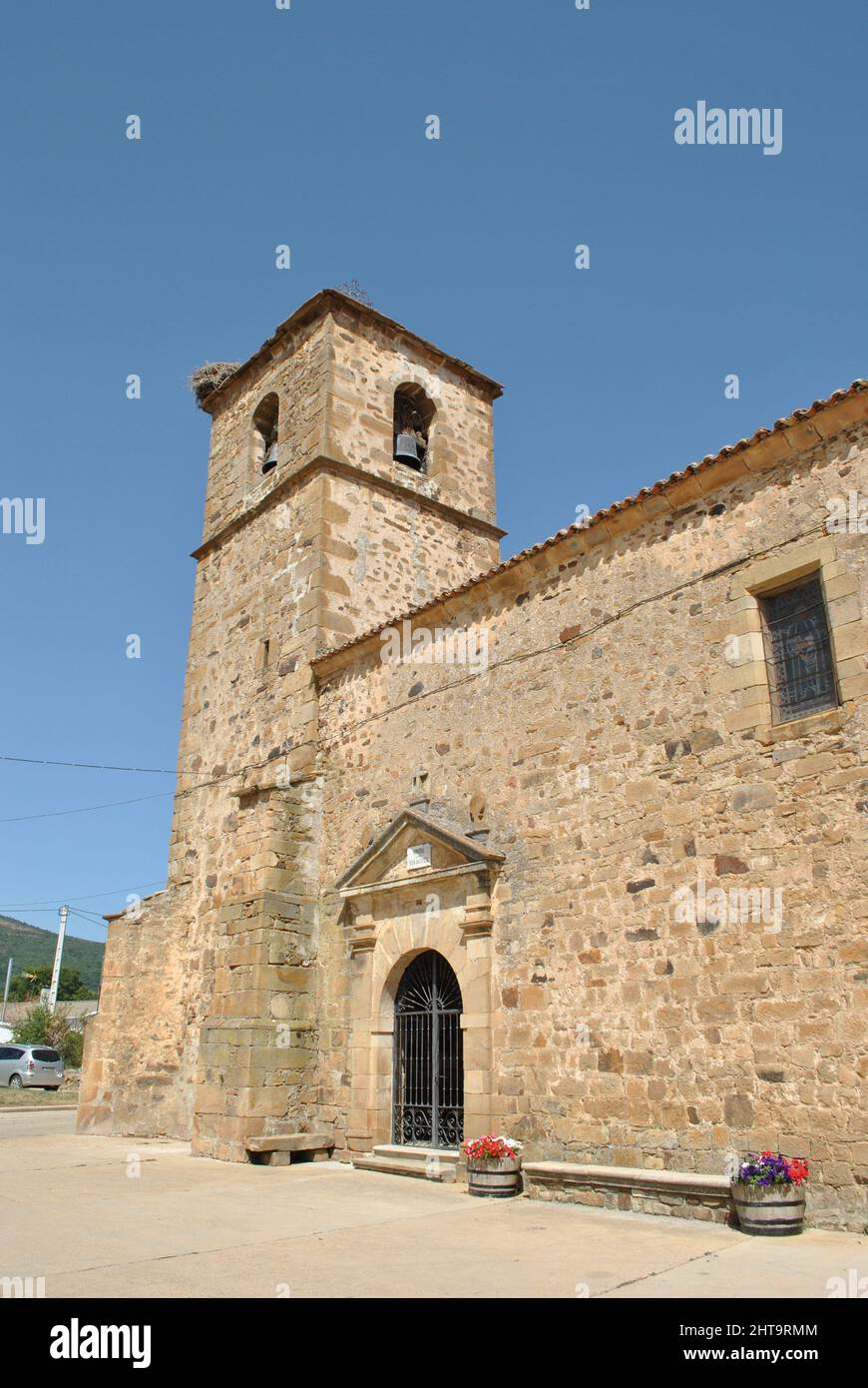 A beautiful old church made of stone Stock Photo - Alamy