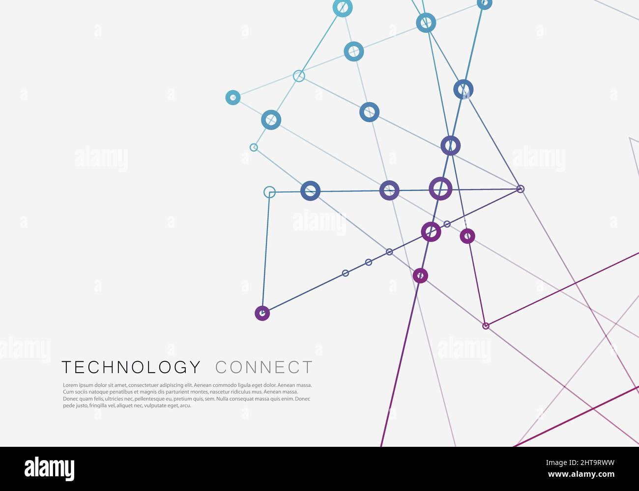 Internet connection geometric shapes. Vector graphic design Stock ...