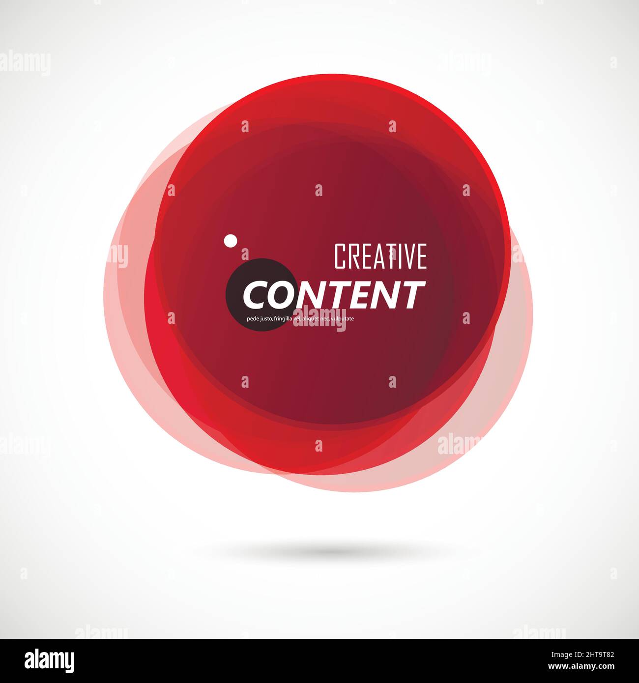 Colorful overlay round abstract shape on white background. Vector ...