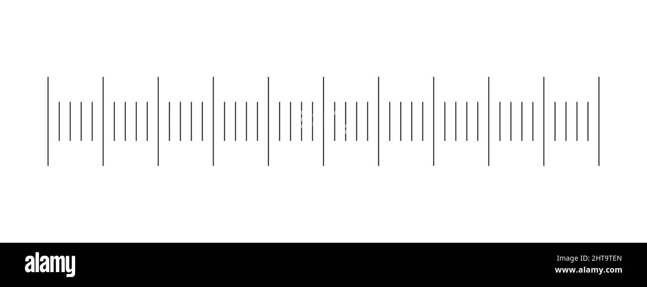 Simple thermometer scale mockup. Graphic gauge ruler for meteorological ...