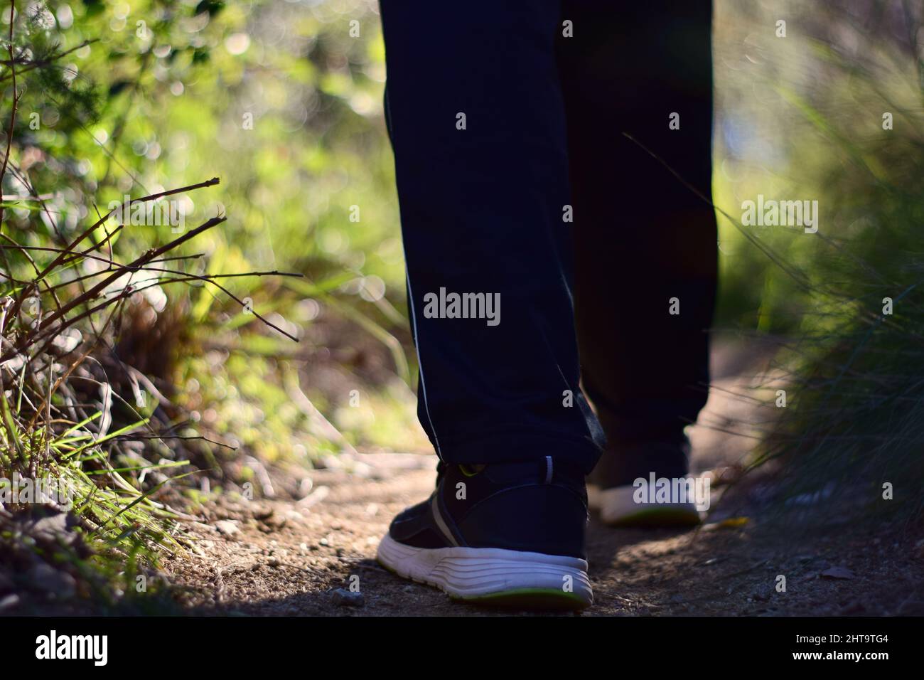 Male feet in boots hi-res stock photography and images - Alamy