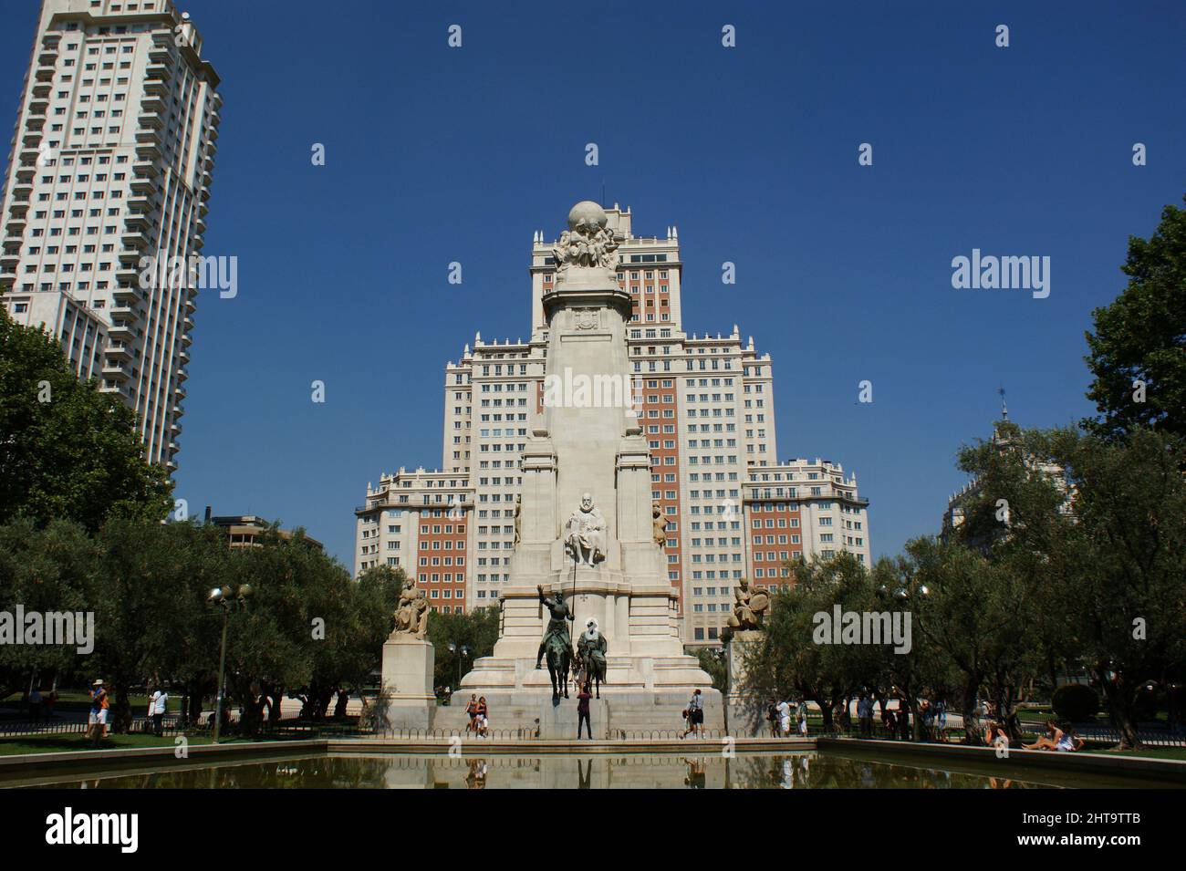 Beautiful view of the landmarks in the historical places of Spain ...