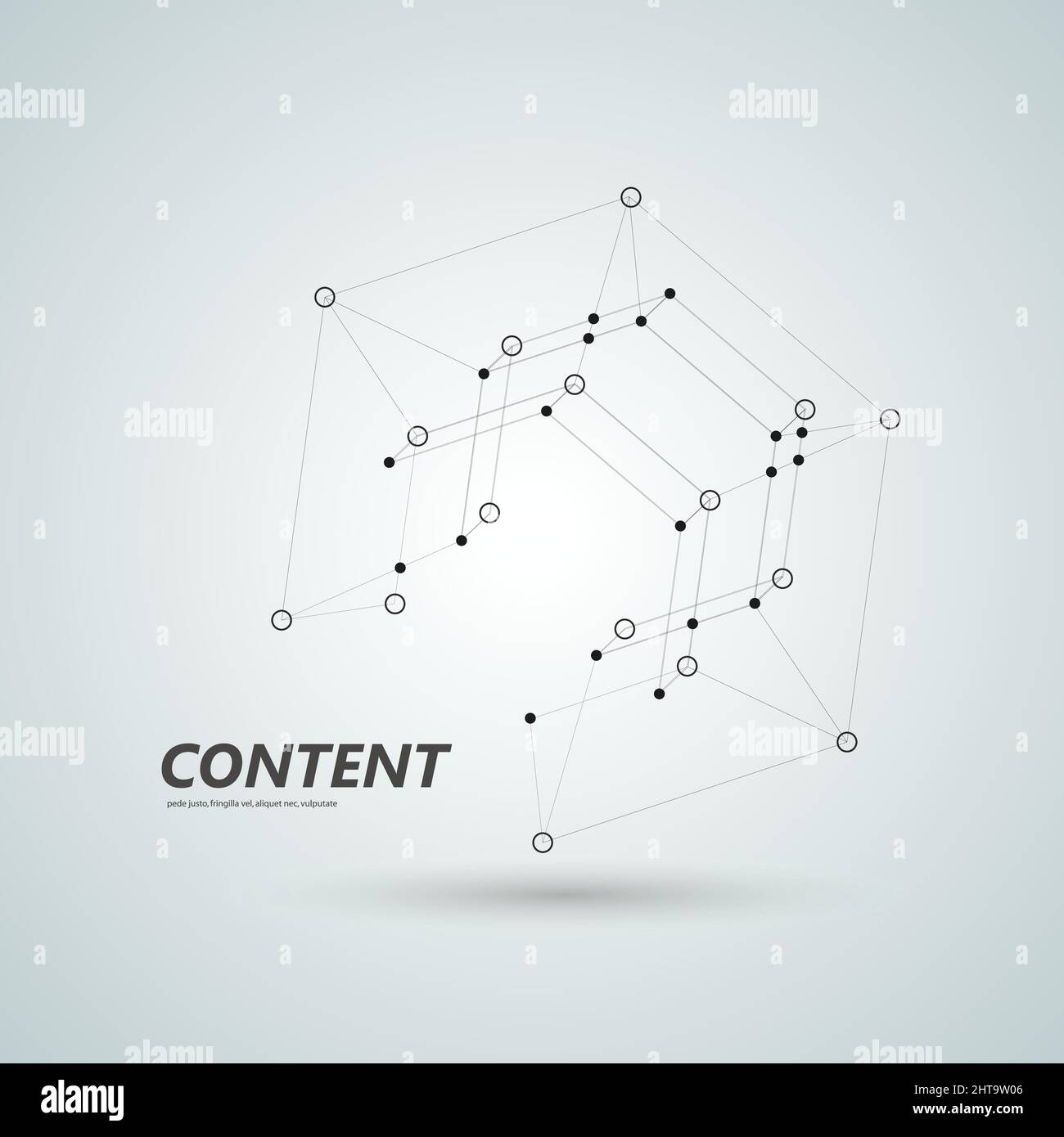 Black polyhedron 3d vector illustration Stock Vector Image & Art - Alamy