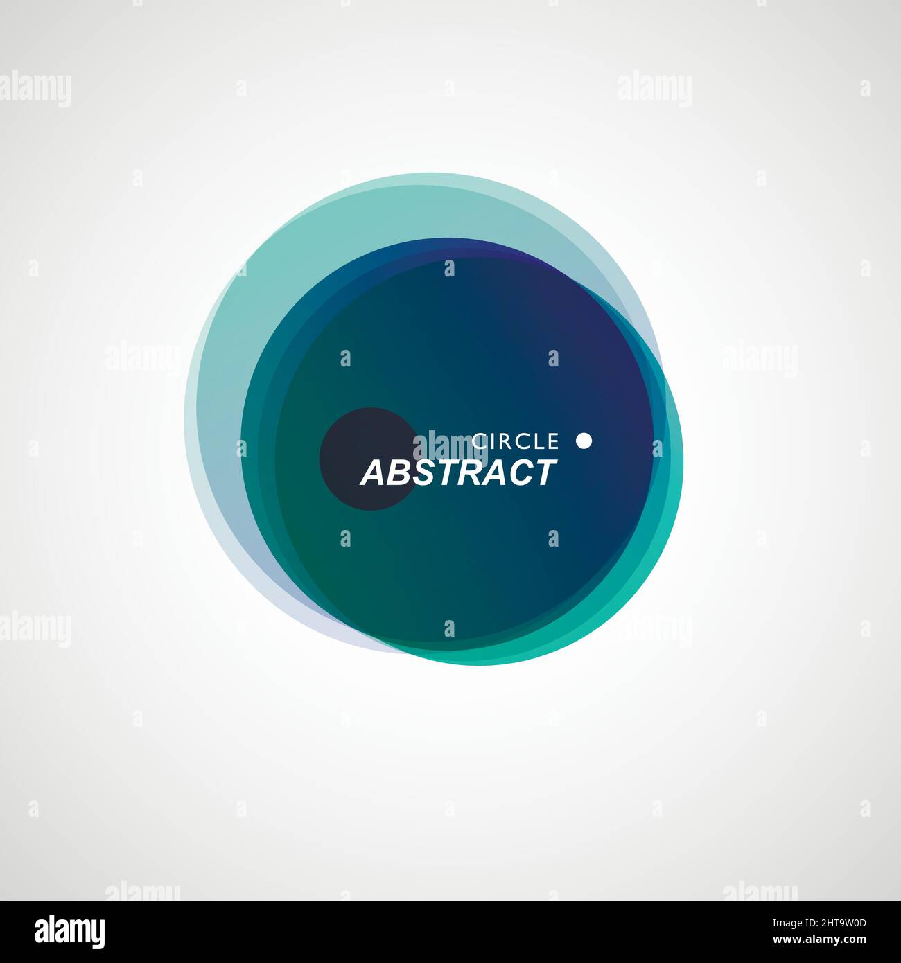 Colorful overlay round abstract shape on white background. Vector ...