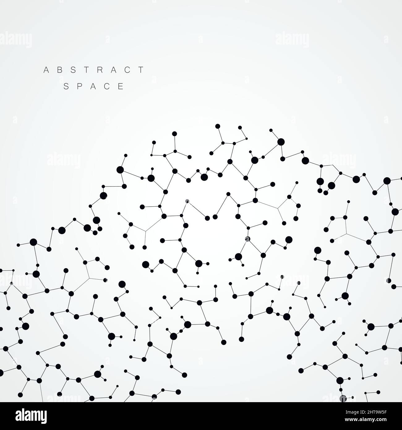 Sphere connecting lines illustration Stock Vector Images - Alamy