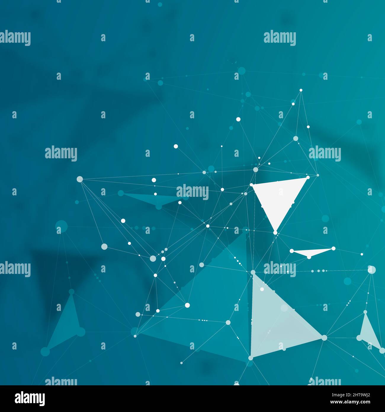 Line And Dots Connect Vector Geometric Abstract Molecular Structure Stock Vector Image And Art