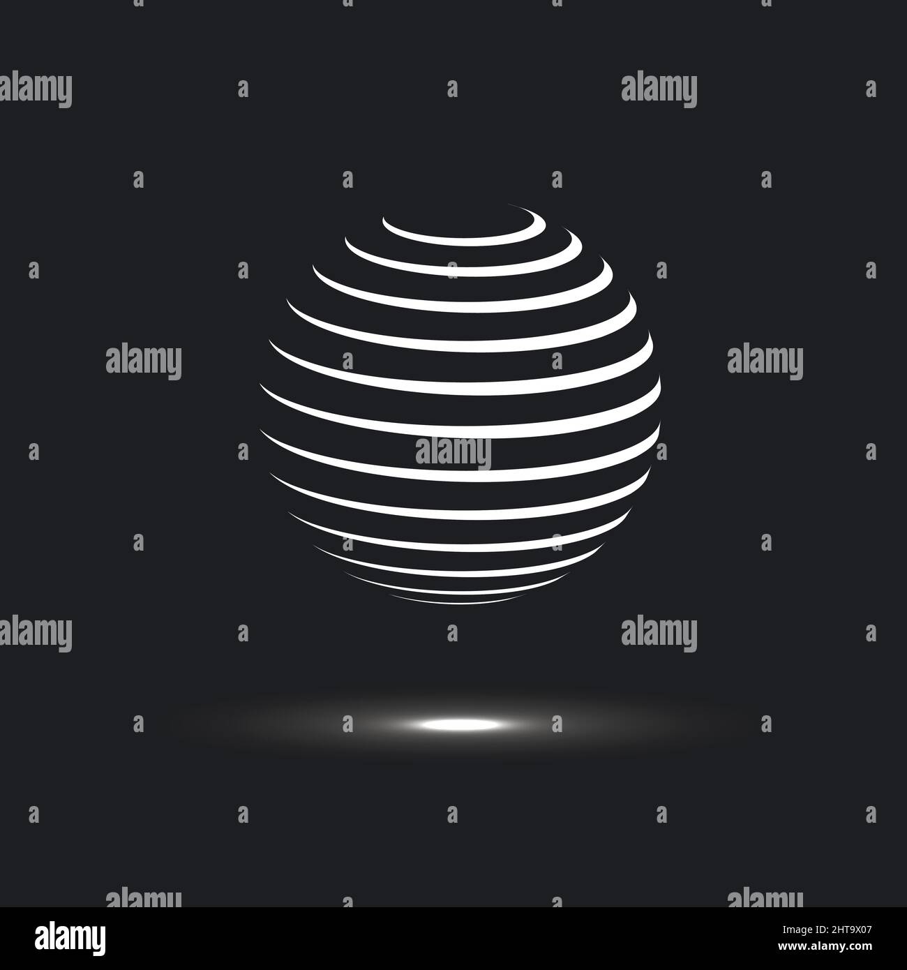 3d abstract sphere vector hi-res stock photography and images - Alamy
