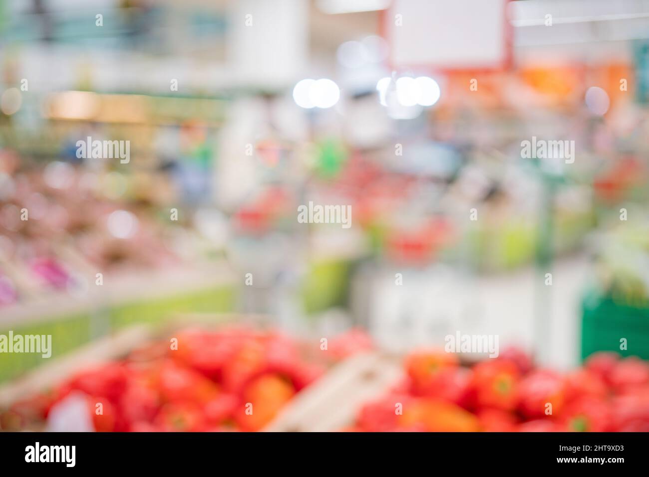 Closeup of blurred store interior Stock Photo - Alamy