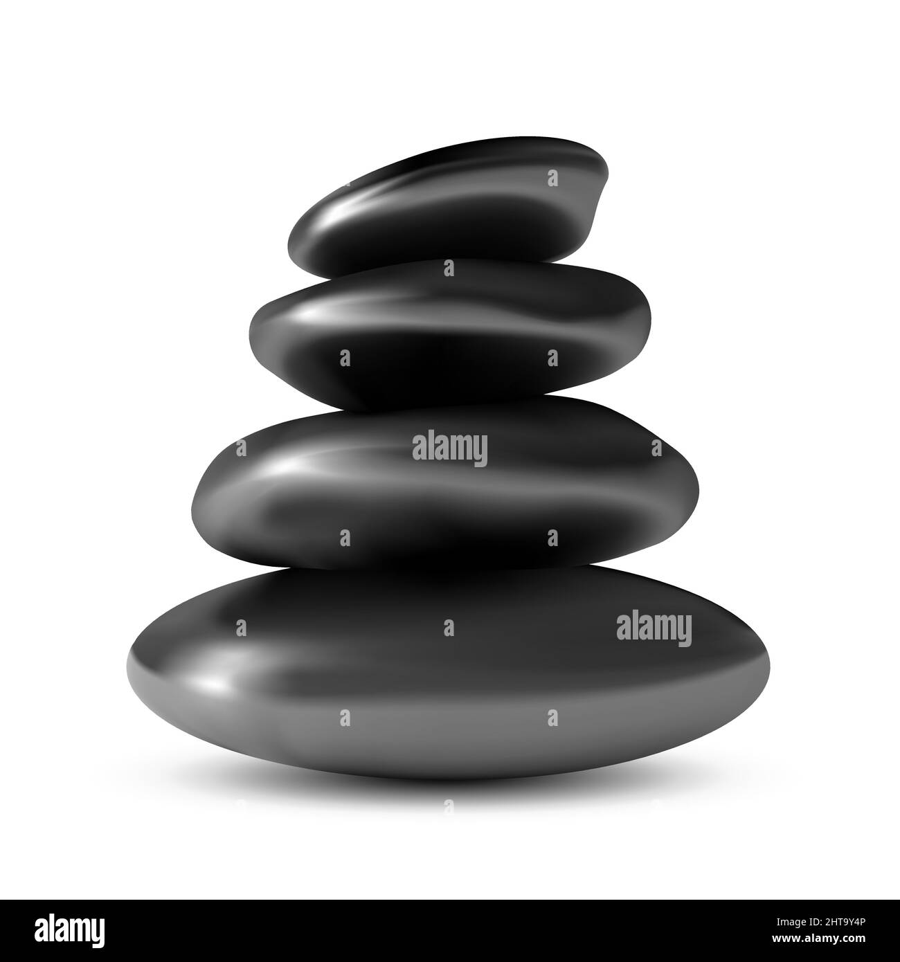 Spa stones icon Black and White Stock Photos & Images - Alamy
