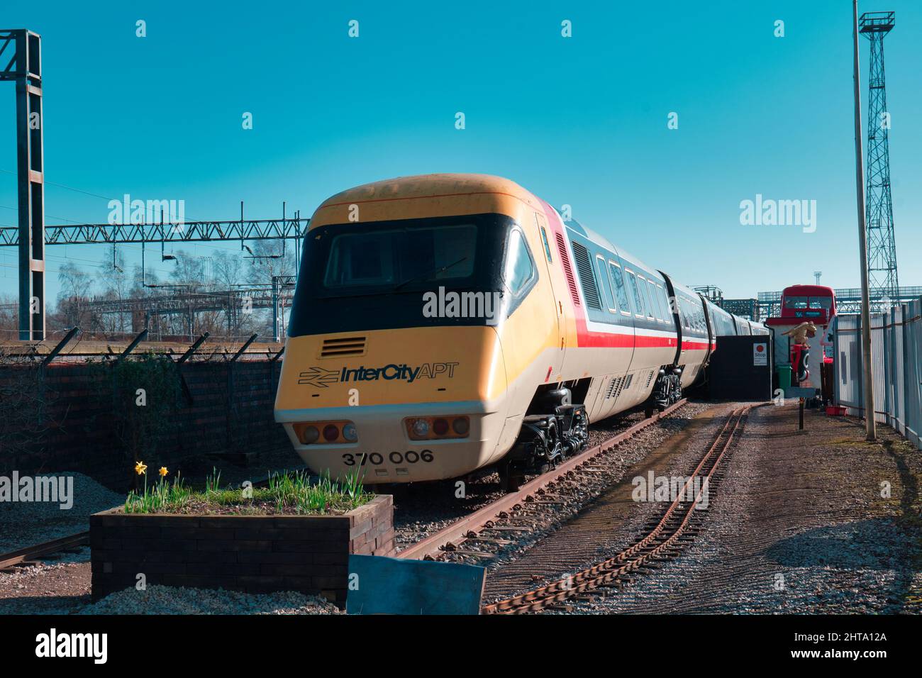 British Rail InterCity APT Class 370 003 at Crewe Heritage Centre Stock ...