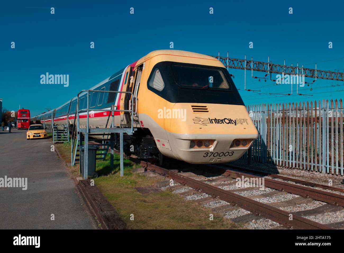 British Rail InterCity APT Class 370 003 at Crewe Heritage Centre Stock ...