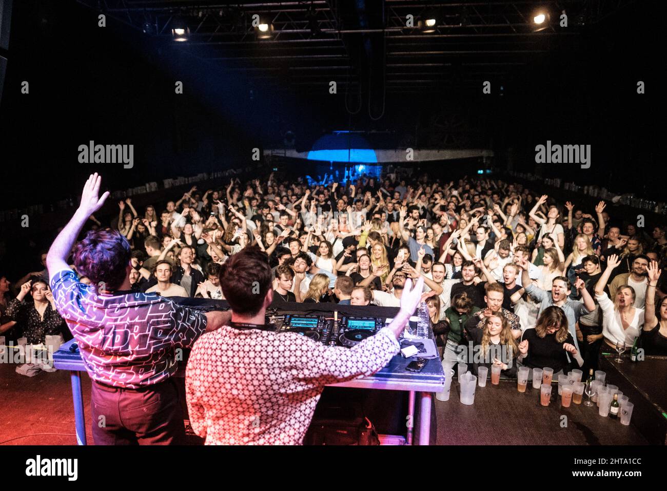 Copenhagen, Denmark. 24th, February 2022. The French DJ-duo Bon ...