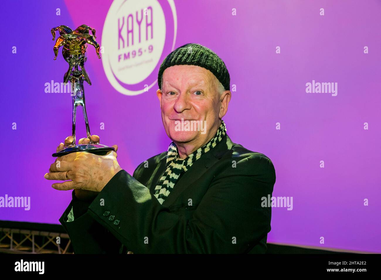 Legendary Comedian Pieter Dirk Uys with his lifetime achievement award ...
