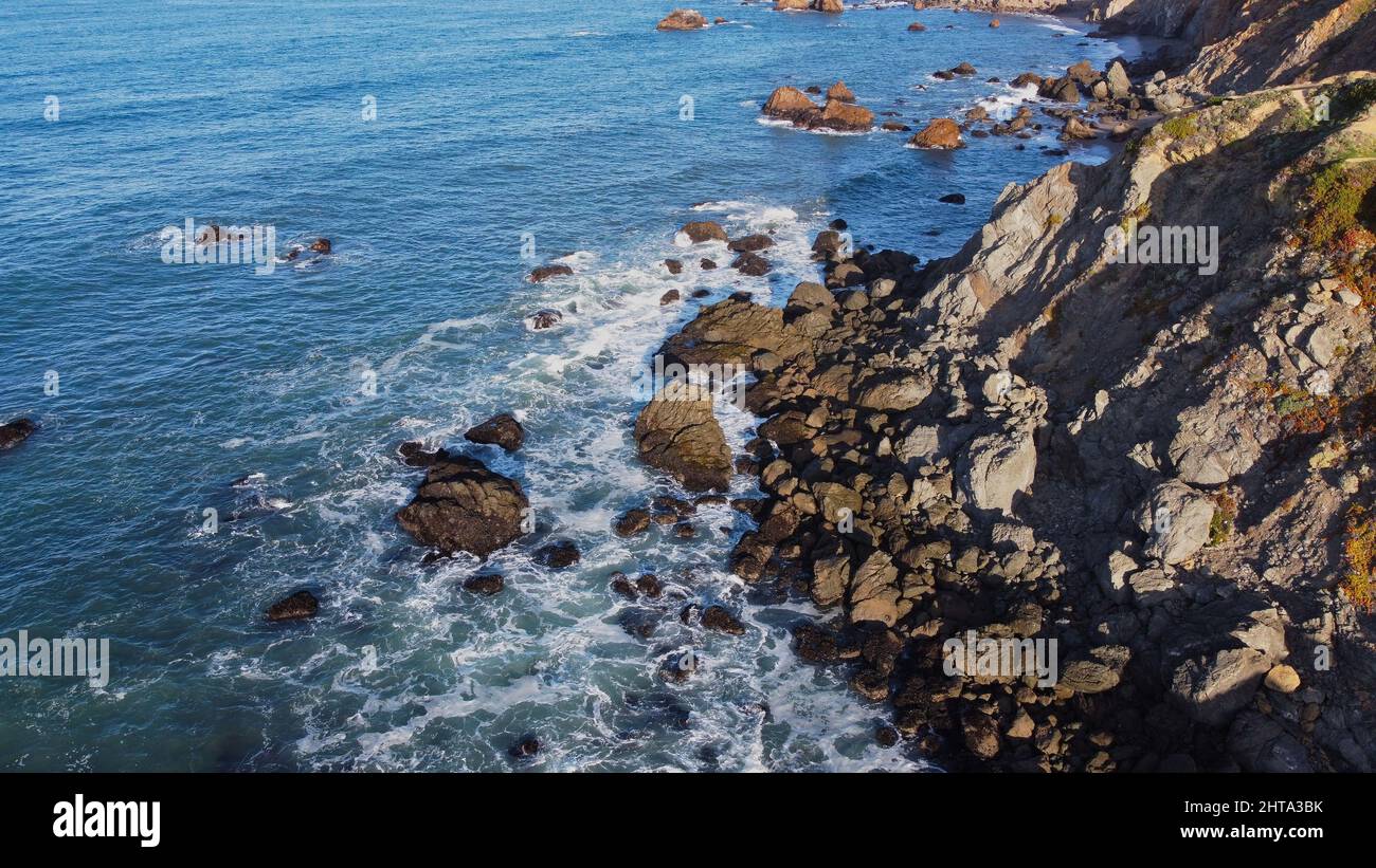 Aerial north california coast hi-res stock photography and images - Alamy
