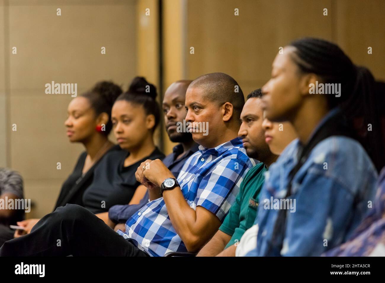 Closeup diverse adult students hi-res stock photography and images - Alamy