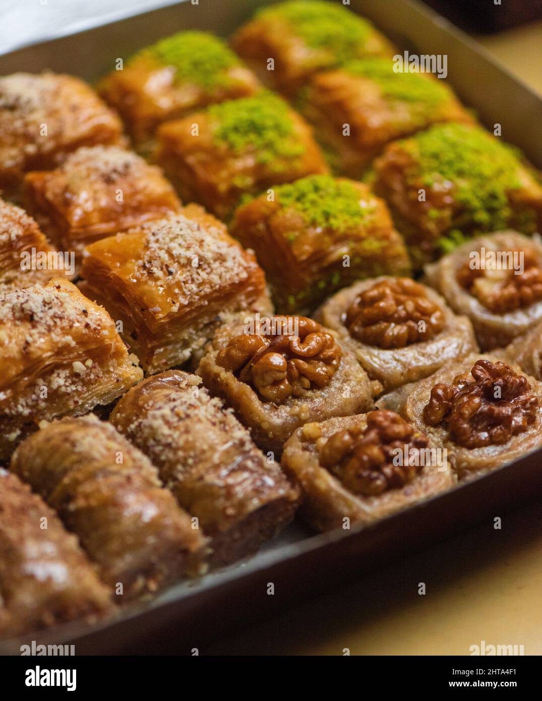 Traditional Middle Eastern sweets Stock Photo - Alamy