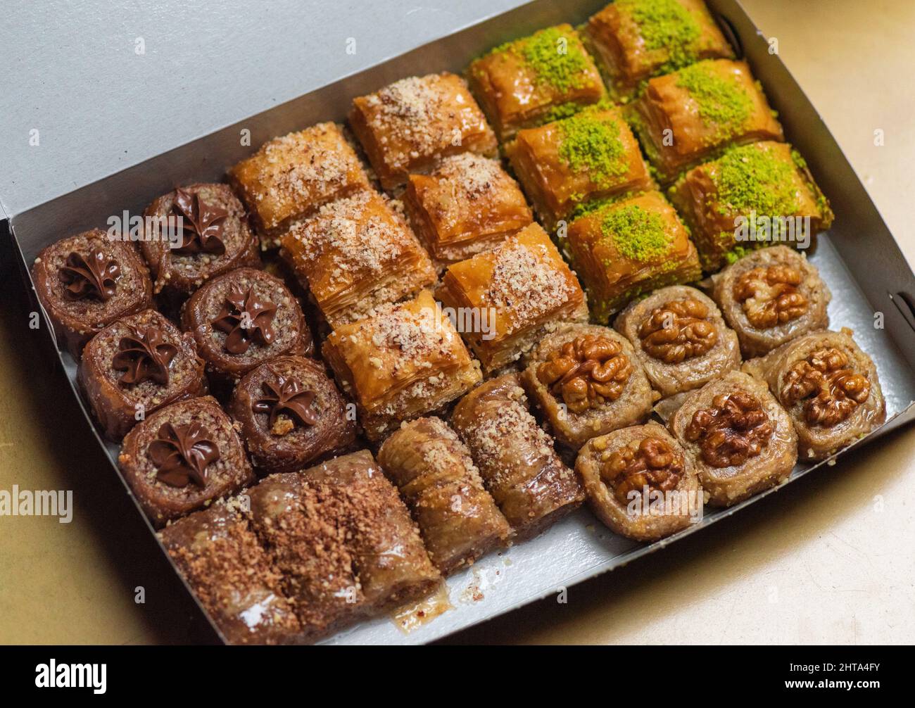Traditional Middle Eastern sweets Stock Photo - Alamy