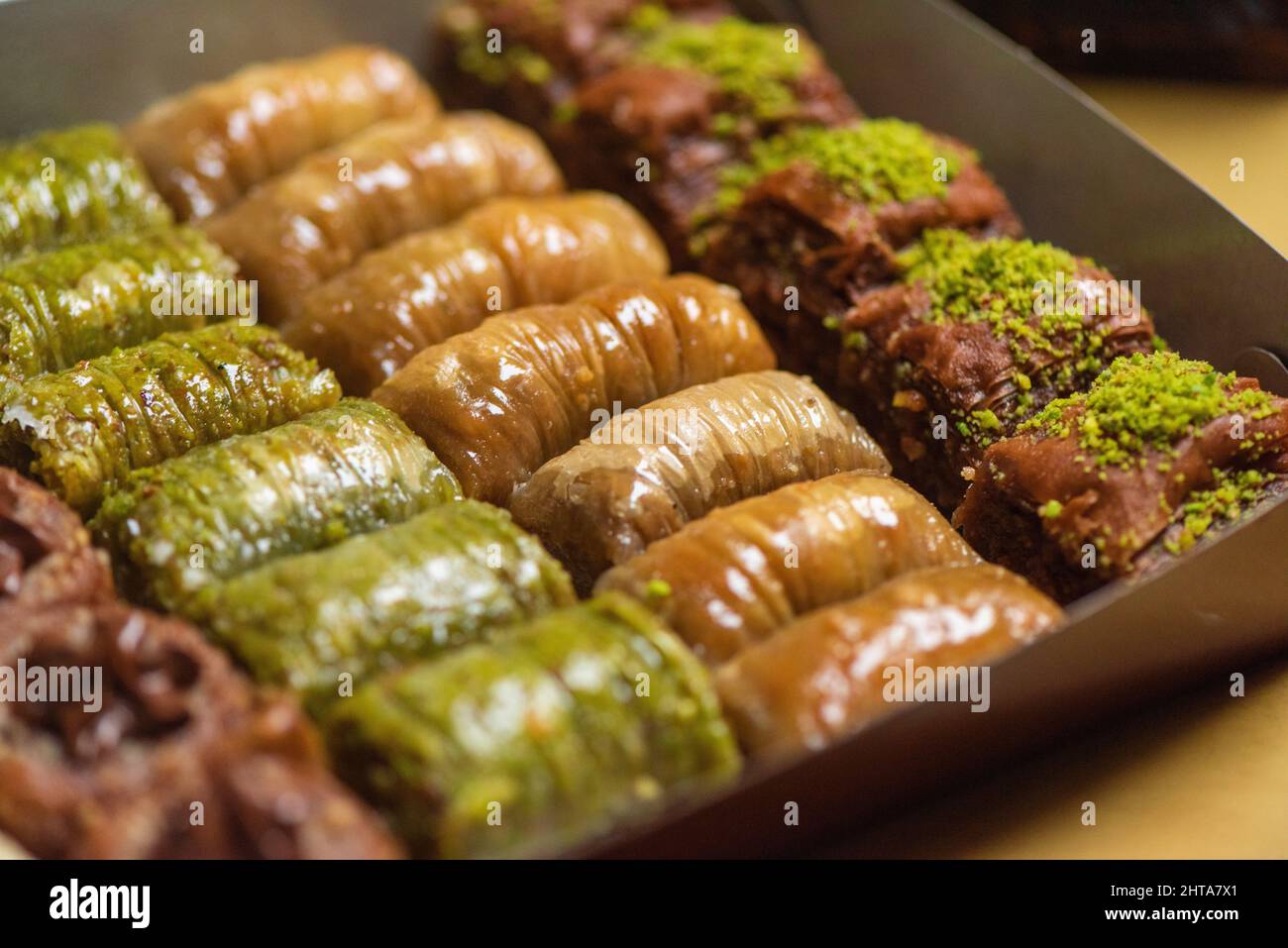 Traditional Middle Eastern sweets Stock Photo - Alamy