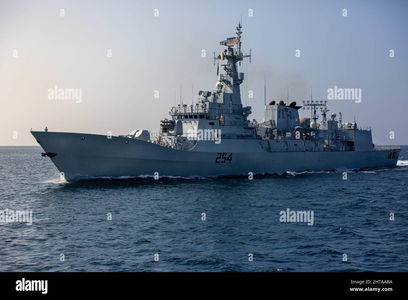 220213-A-RM286-4084 ARABIAN GULF (Feb. 13, 2022) Pakistan navy frigate ...