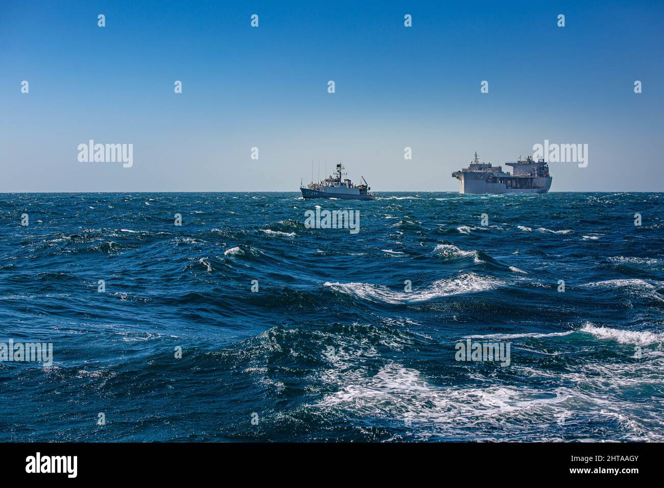 220209-A-RM286-2115 ARABIAN GULF (Feb. 9, 2022) Expeditionary Sea Base ...