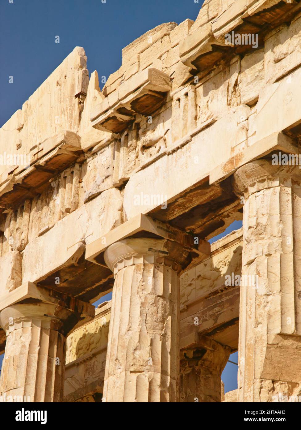 Pillars of acropolis hi-res stock photography and images - Alamy