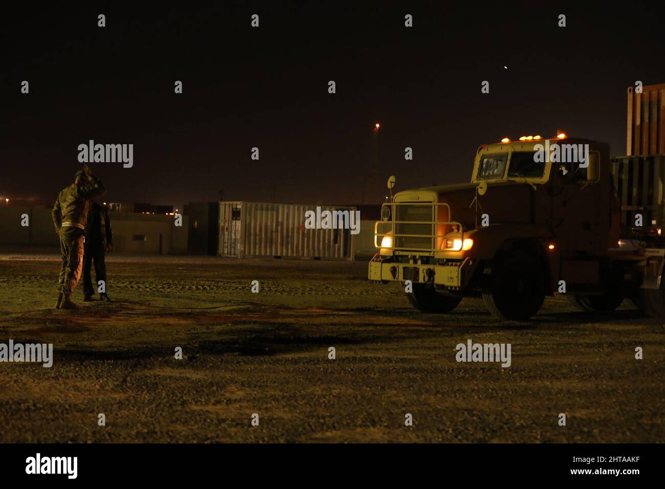 A U. S. Army Soldier with the 389th Combat Sustainment Support ...