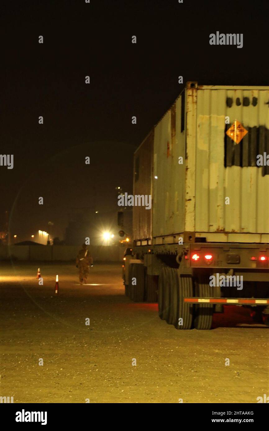 A U. S. Army Soldier with the 389th Combat Sustainment Support ...