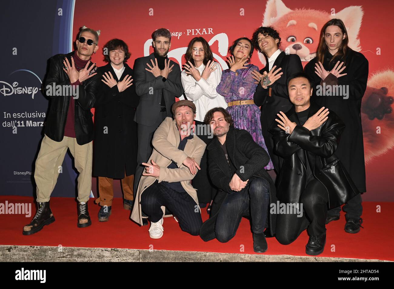 Premiere of the Pixar movie -Red- Rome, Italy 25th February 2022 (Photo ...