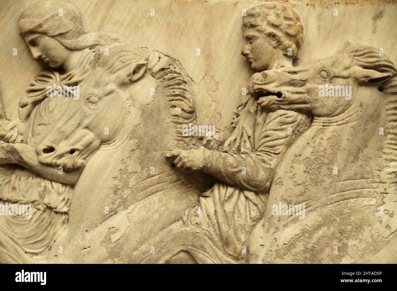 Old Classical Greek marble sculptures Elgin sculptures in the British ...