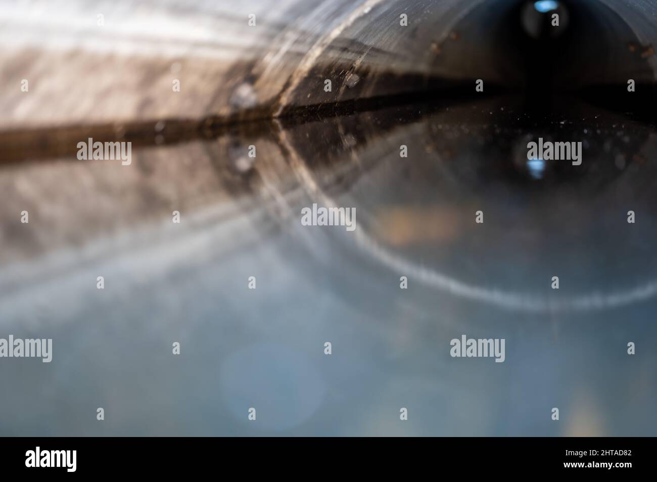 water surface level view from inside a concrete culvert Stock Photo - Alamy