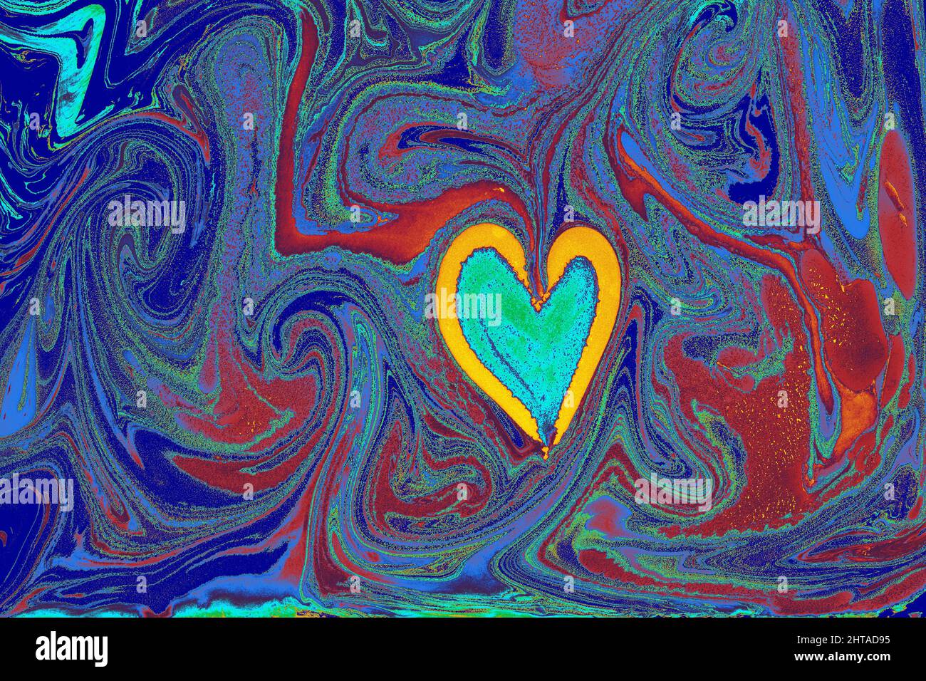 Closeup of colorful oil patterns Stock Photo - Alamy