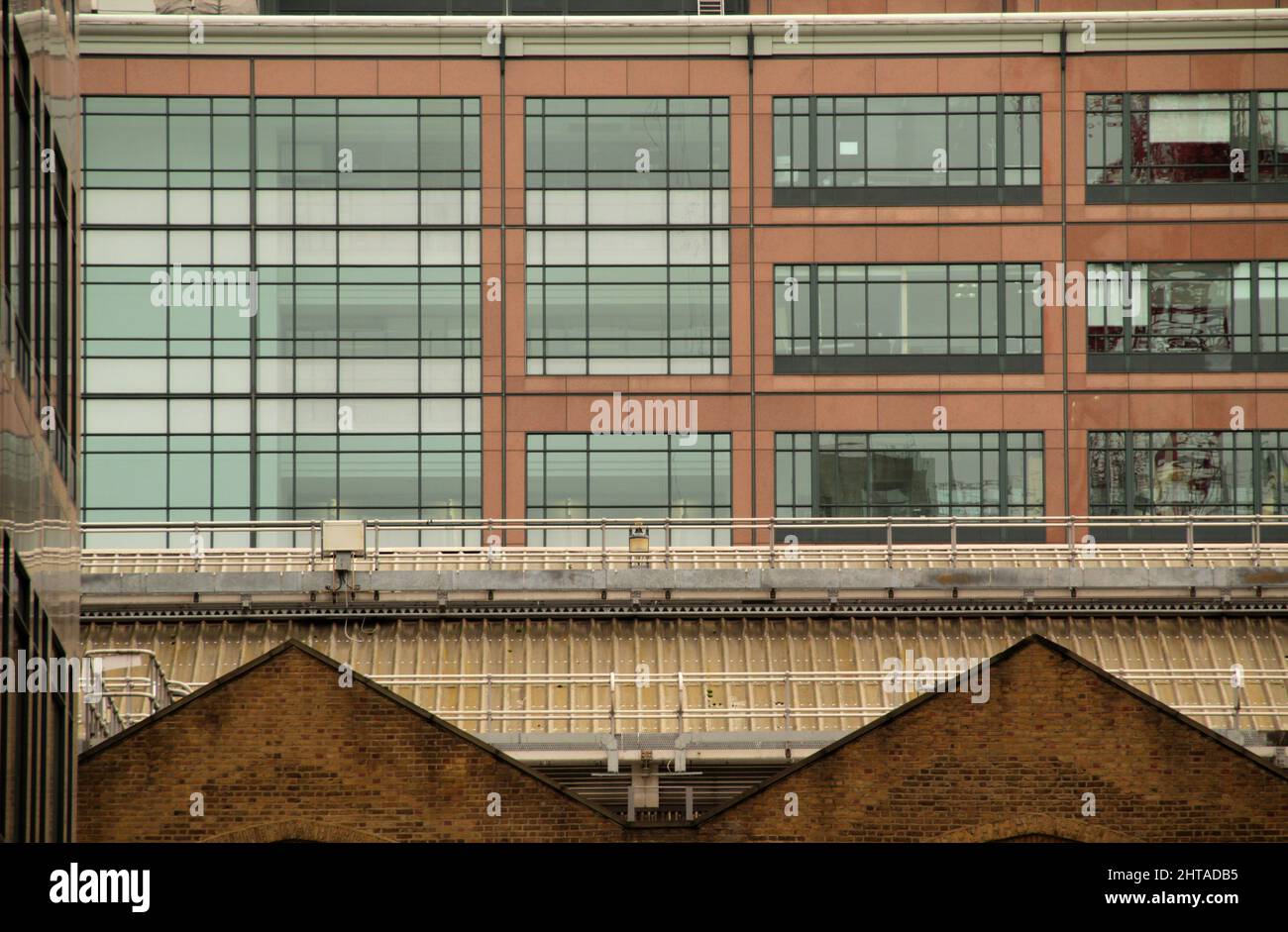 Modern buildings with windows in London, UK Stock Photo - Alamy