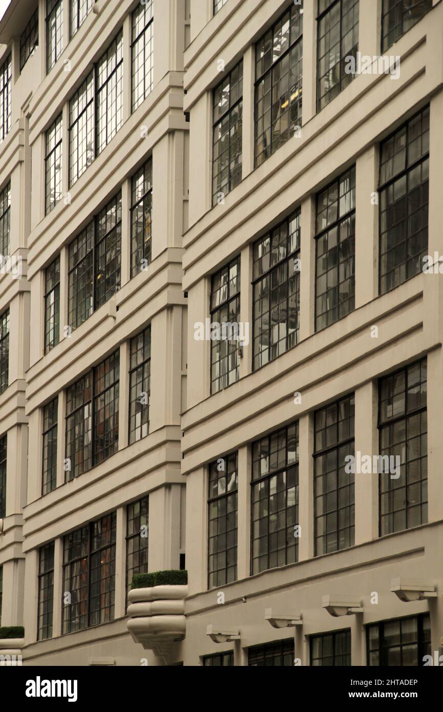 Modern building with windows in London, UK Stock Photo - Alamy