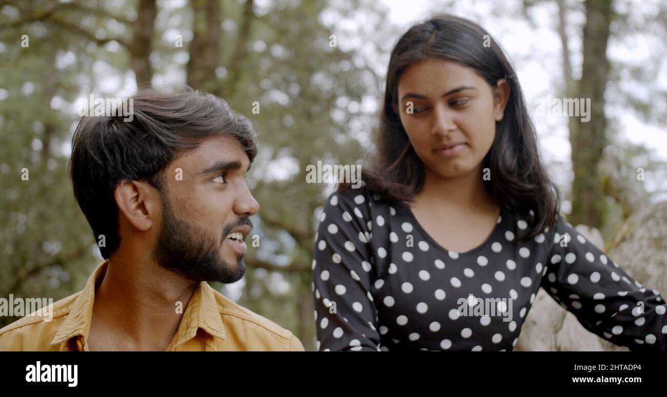 Lovely Indian couple spending time together Stock Photo - Alamy