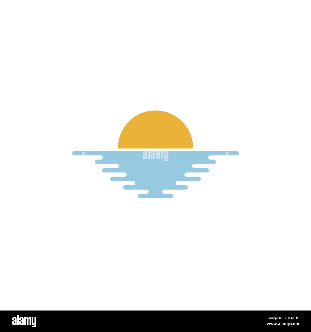 Sunset Logo design symbol illustration vector template Stock Vector ...