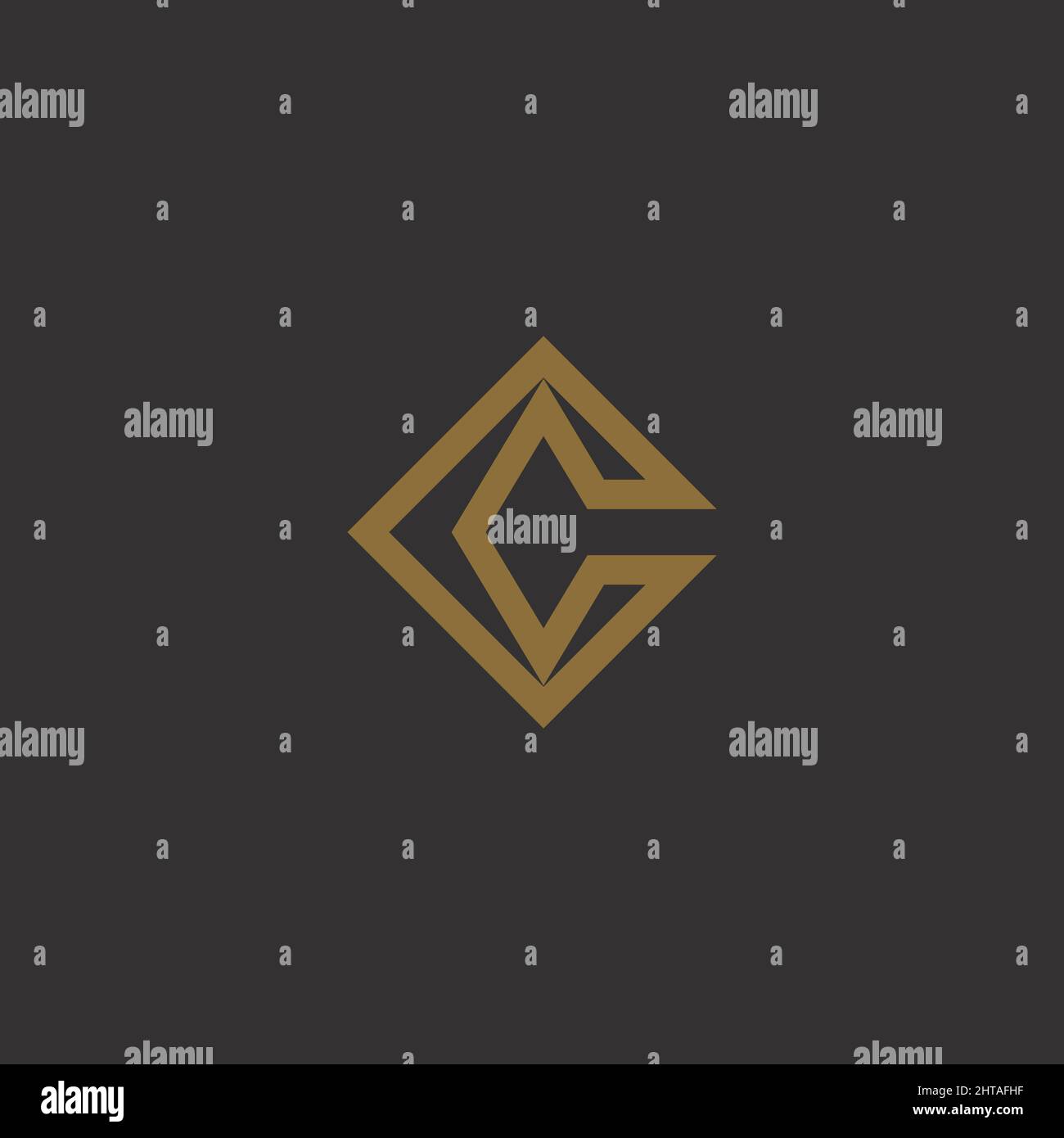 Circle letter logo concept Stock Vector Images - Alamy