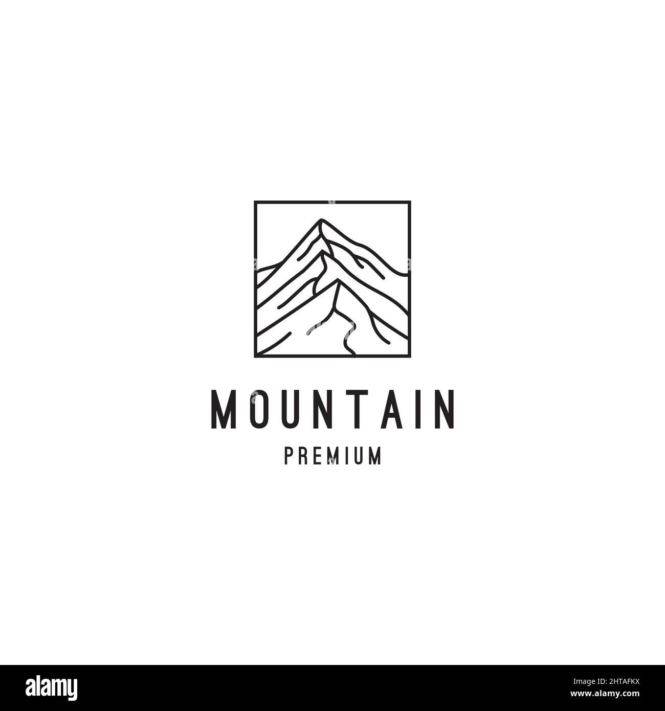 Summer landscape mountain range Cut Out Stock Images & Pictures - Alamy