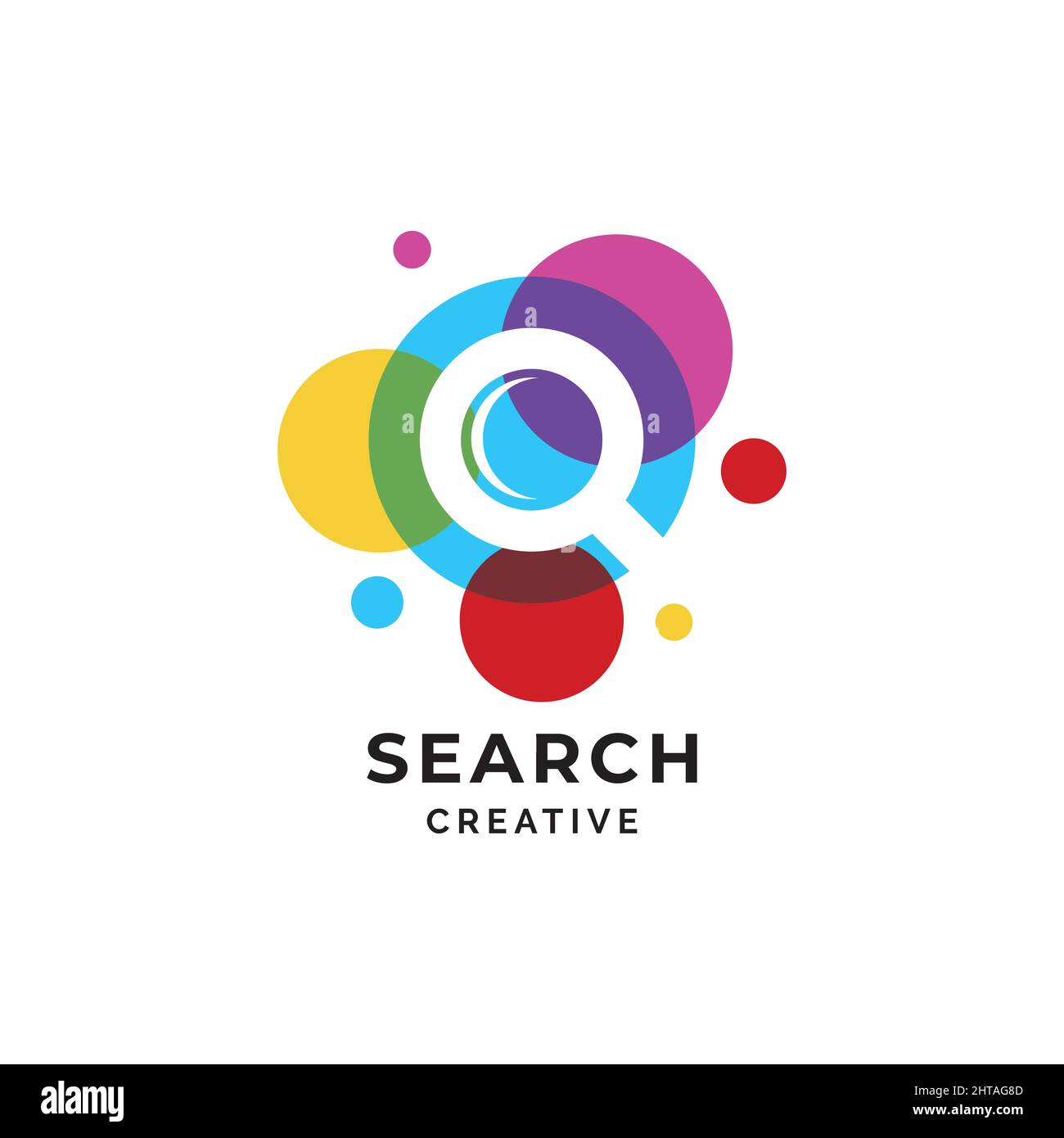 Search color illustration logo design vector template Stock Vector ...
