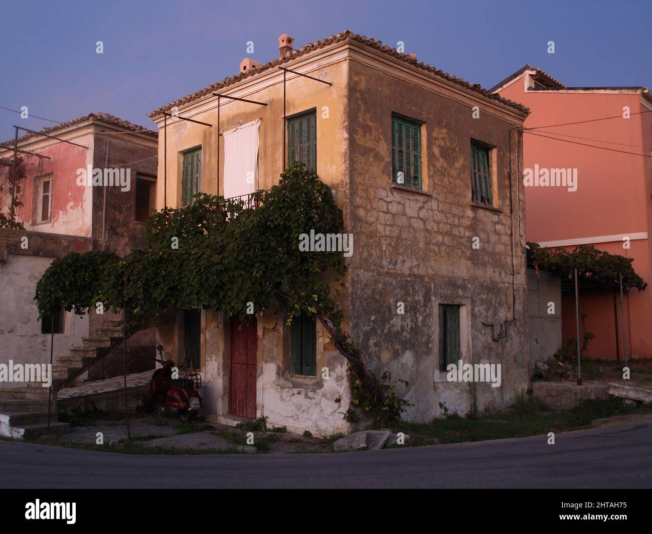 Corfiot village hi-res stock photography and images - Alamy